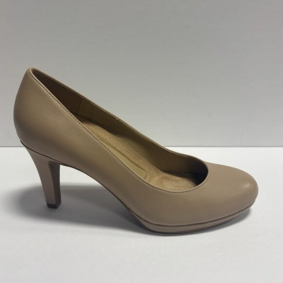 Naturalizer | Shoes | Naturalizer Womens Michelle Taupe Platform Pumps ...